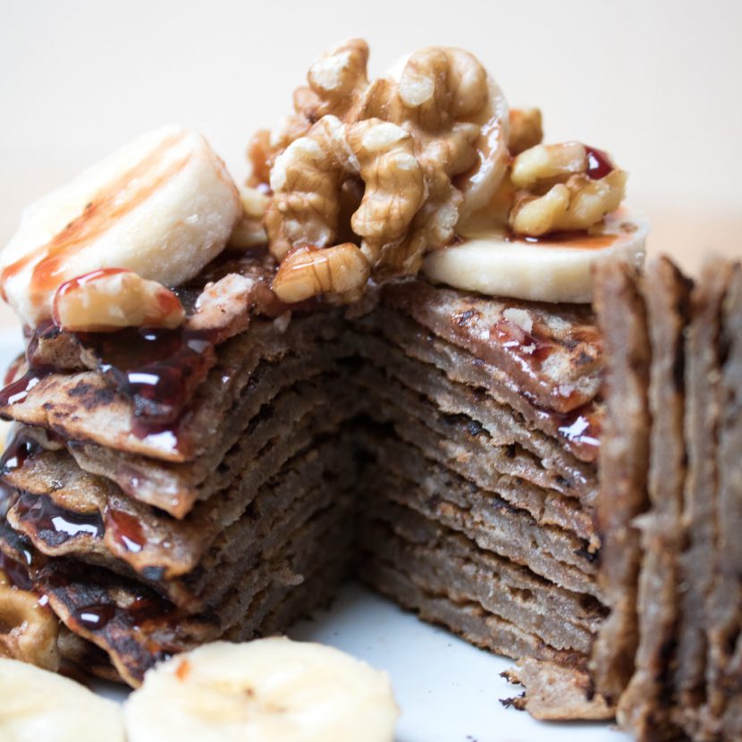 Finnish Rustic Rye Pancakes