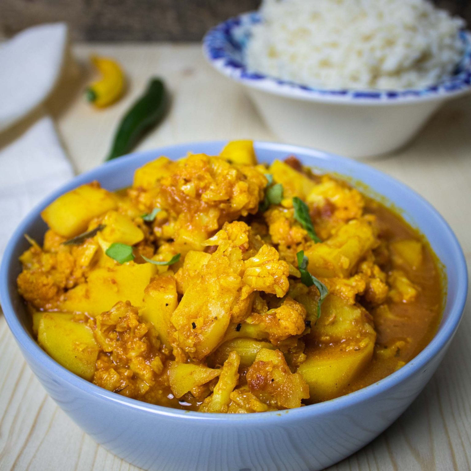 Aloo Gobi Recipe- Indian Potato & Cauliflower